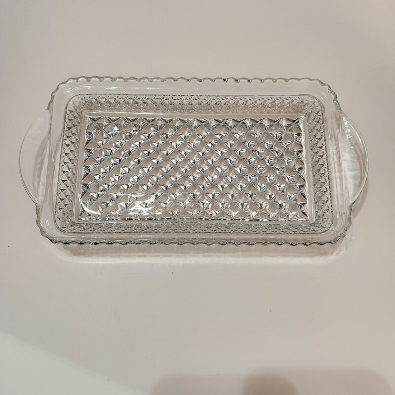 Cut Glass Tray - Etsy