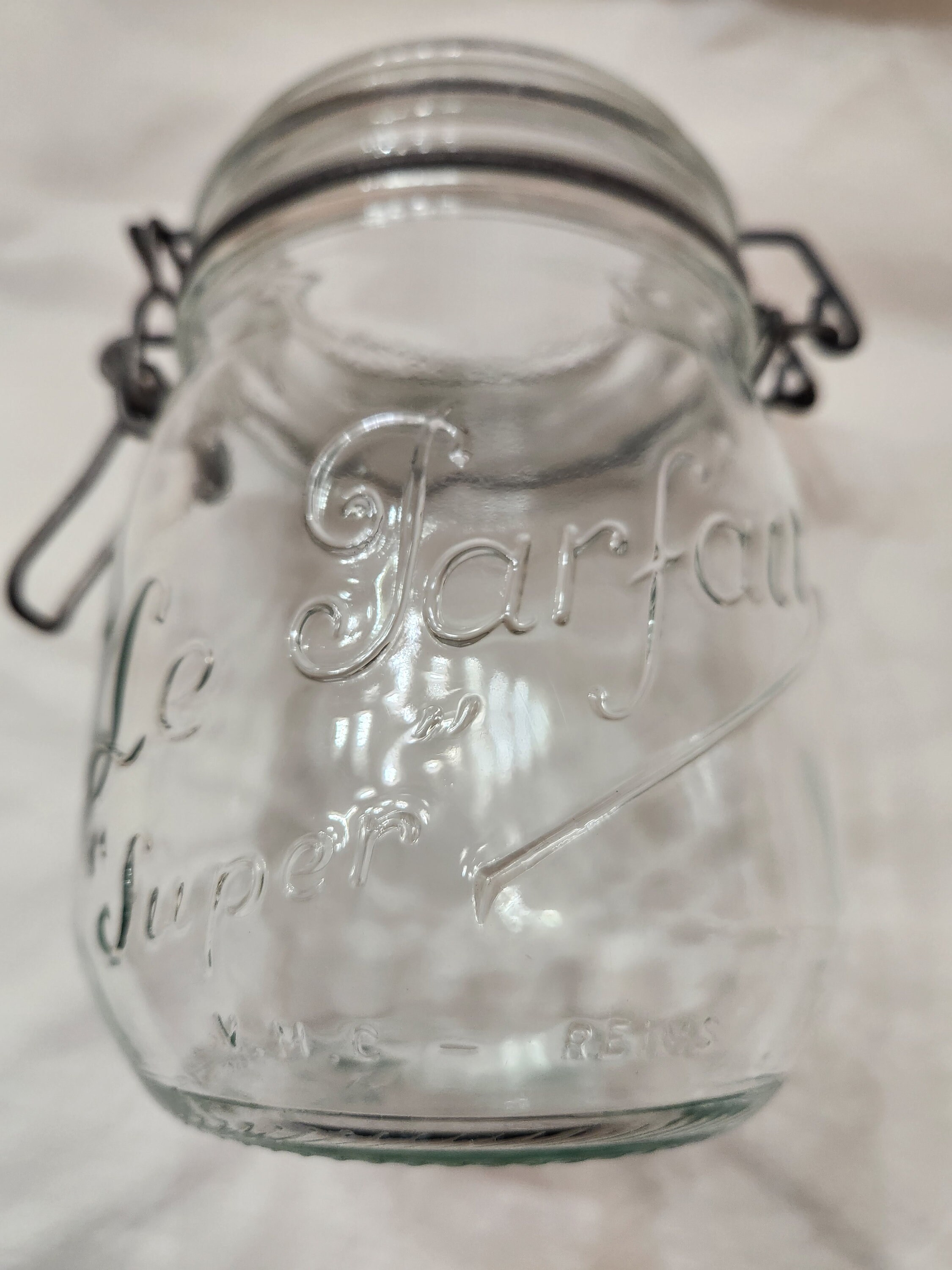 Vintage Le Parfait "super" Glass Jar, Metal Bail Closure, Made in ...