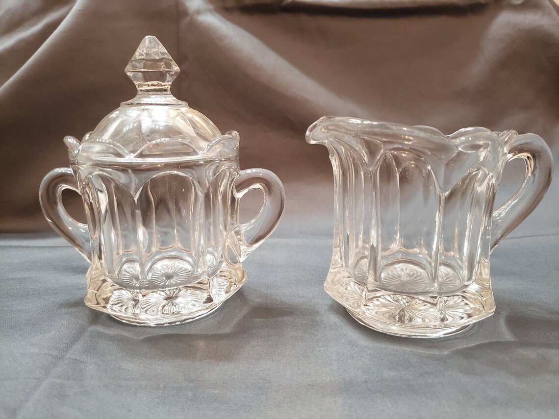 Vintage Imperial Glass Old Williamsburg Pattern Clear Glass - Etsy