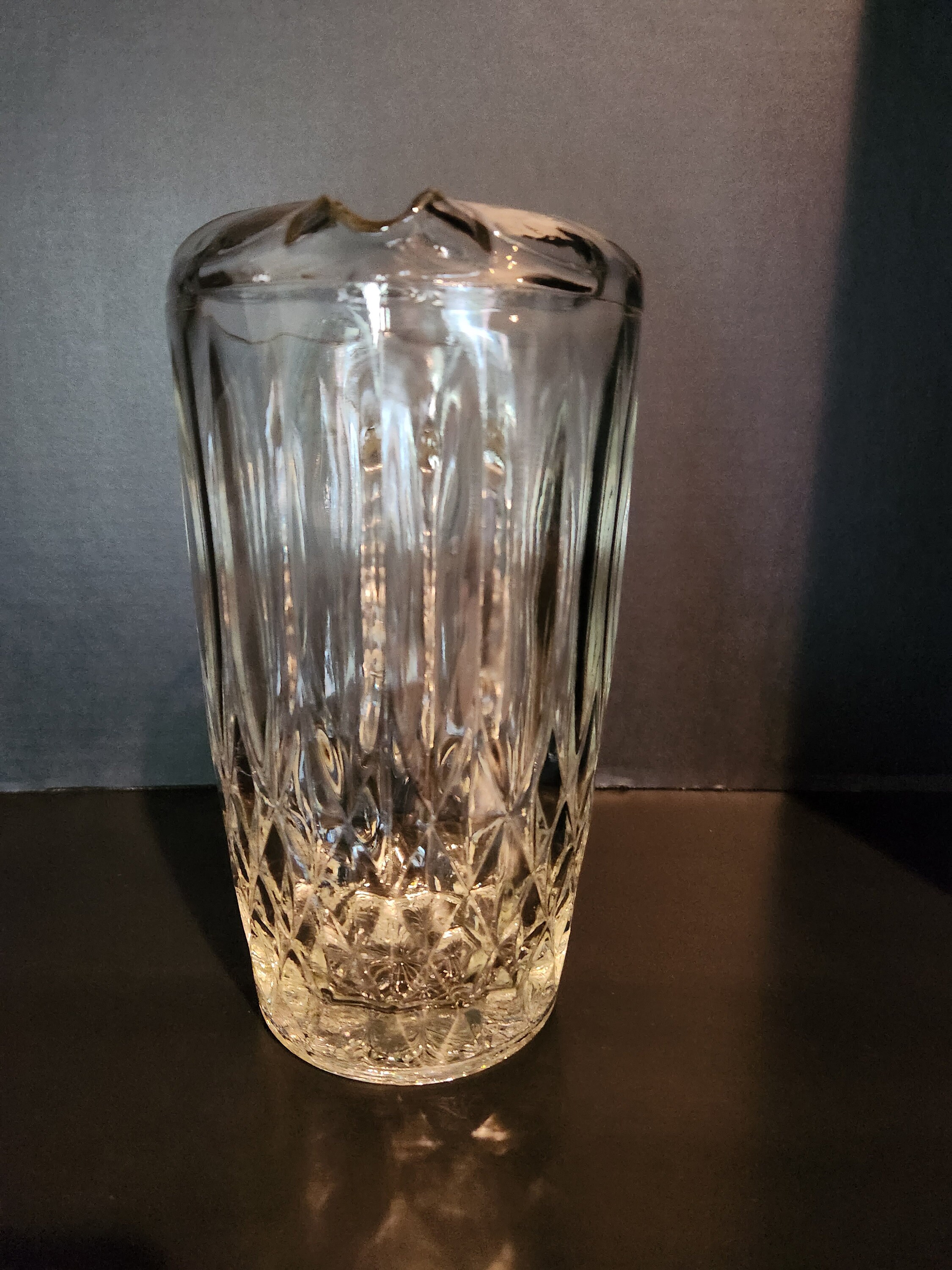 Vintage Anchor Hocking Pitcher: Crown Point Diamond Glass, 64 Oz - Etsy