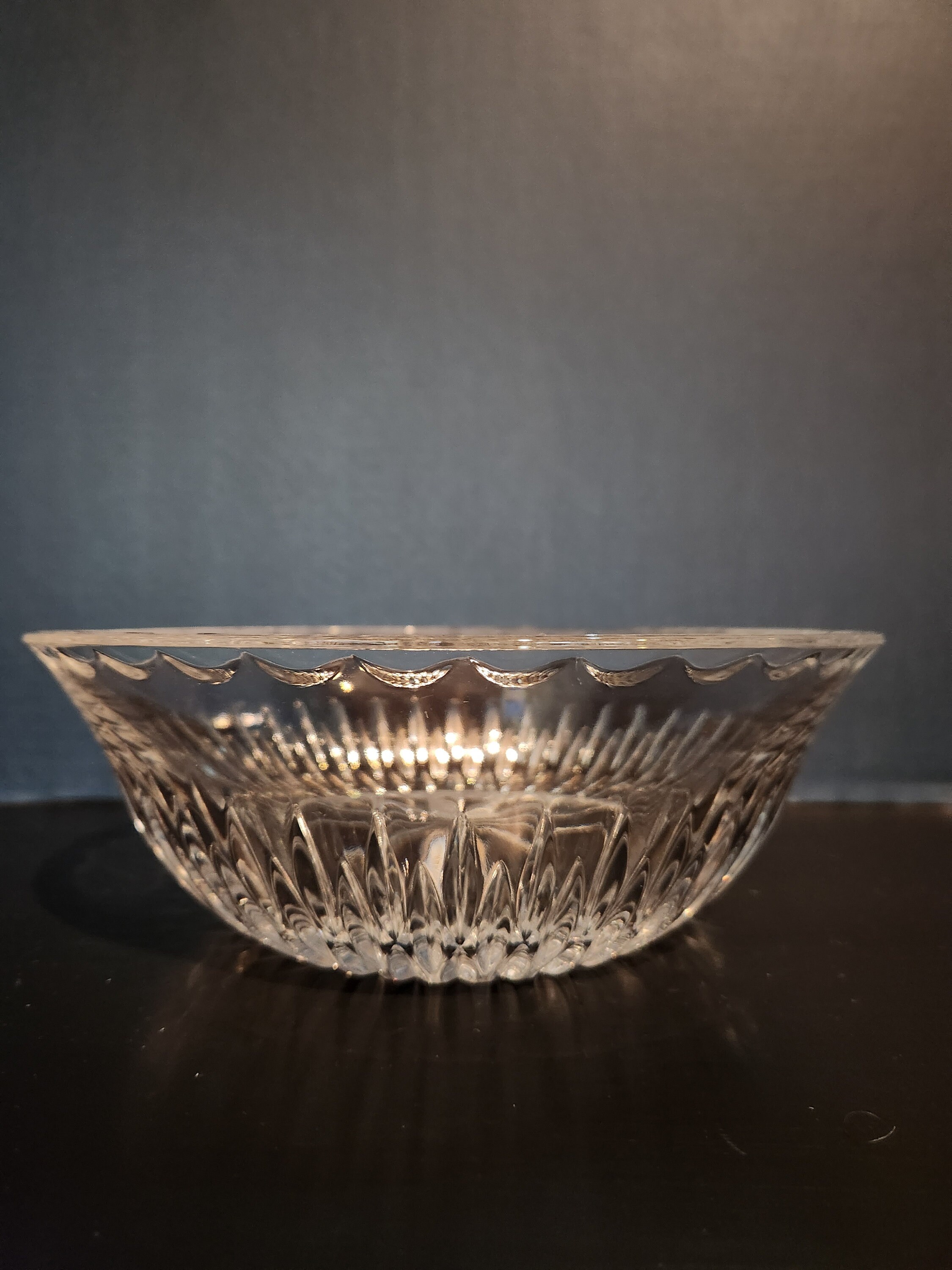 Princess House Cut Crystal 9" Salad Bowl /serving Bowl in Royal ...