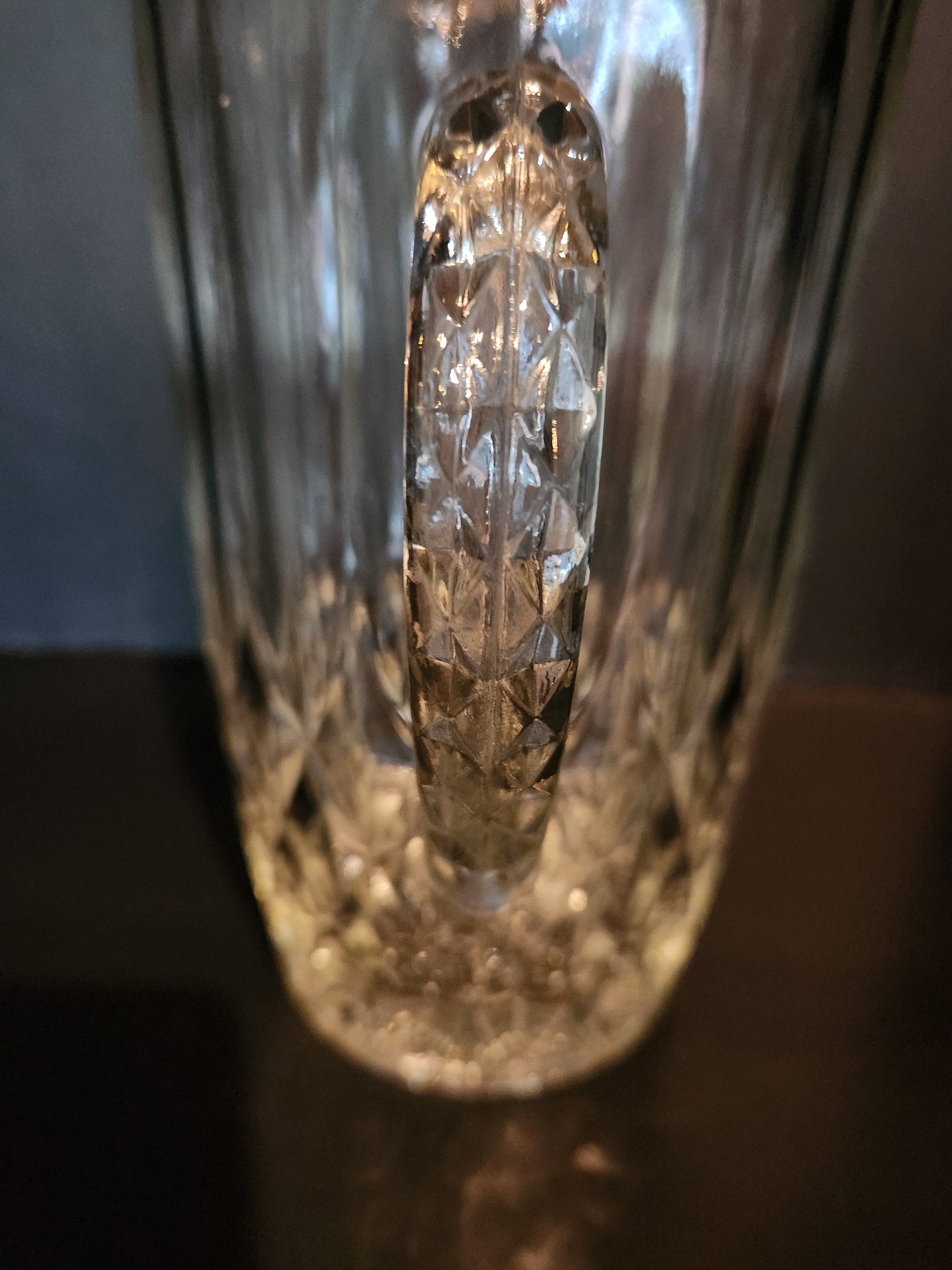 Vintage Anchor Hocking Pitcher: Crown Point Diamond Glass, 64 Oz - Etsy
