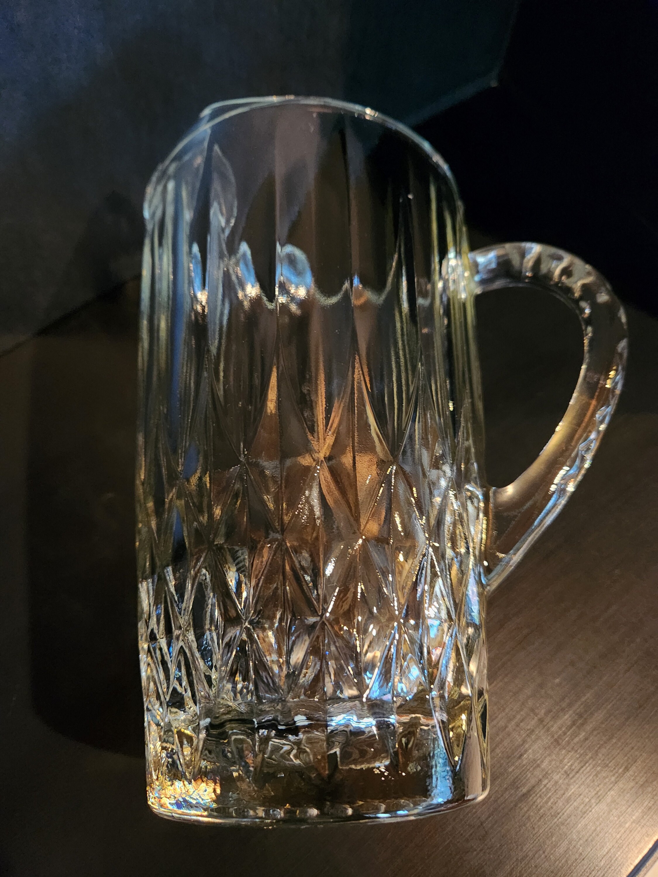 Vintage Anchor Hocking Pitcher: Crown Point Diamond Glass, 64 Oz - Etsy