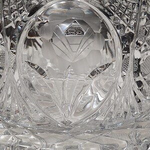 Round Crystal Butter Dish & Cover With Faceted Knob - Cheese Keeper - Etsy