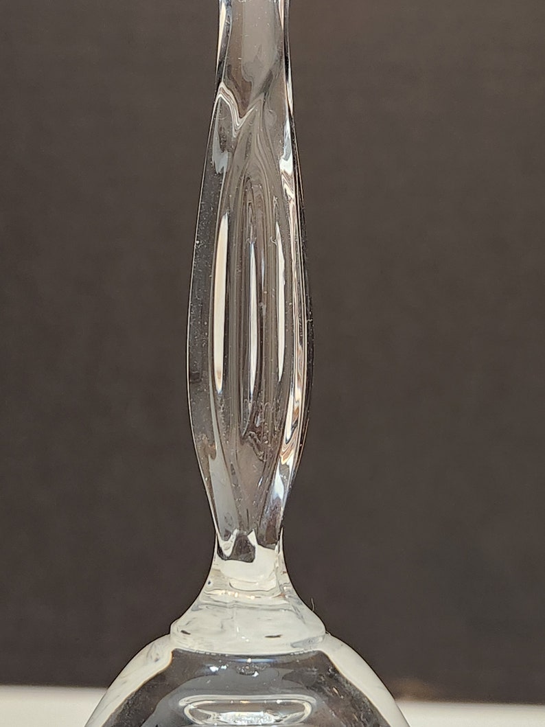 Mikasa Dune Grass Cut Pattern Crystal Wine Glasses Set of 10, 1980s ...
