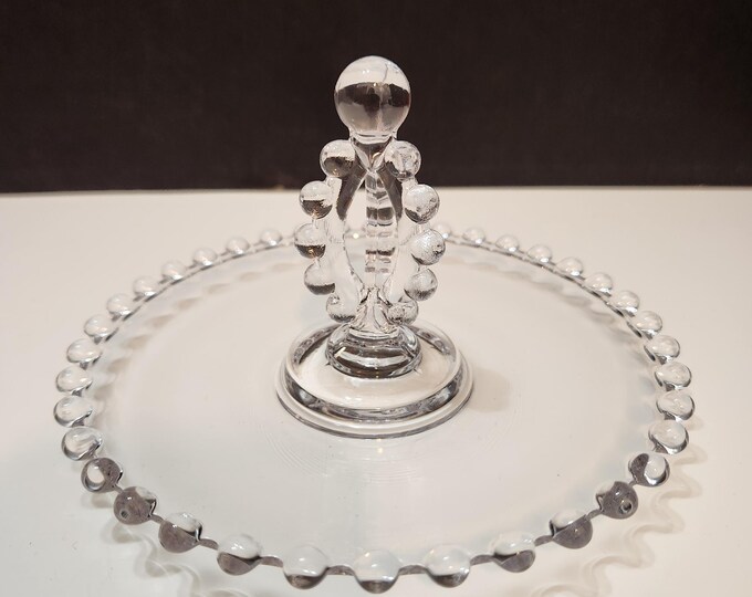 Imperial Candlewick Lemon Server With Center Beaded Glass Handle - Etsy