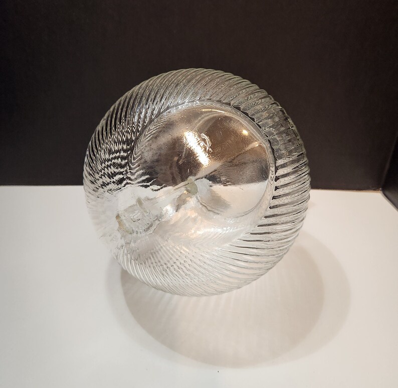 Vintage Hazel Atlas Ribbed Glass Ball Jug Pitcher, 80 Oz - Etsy