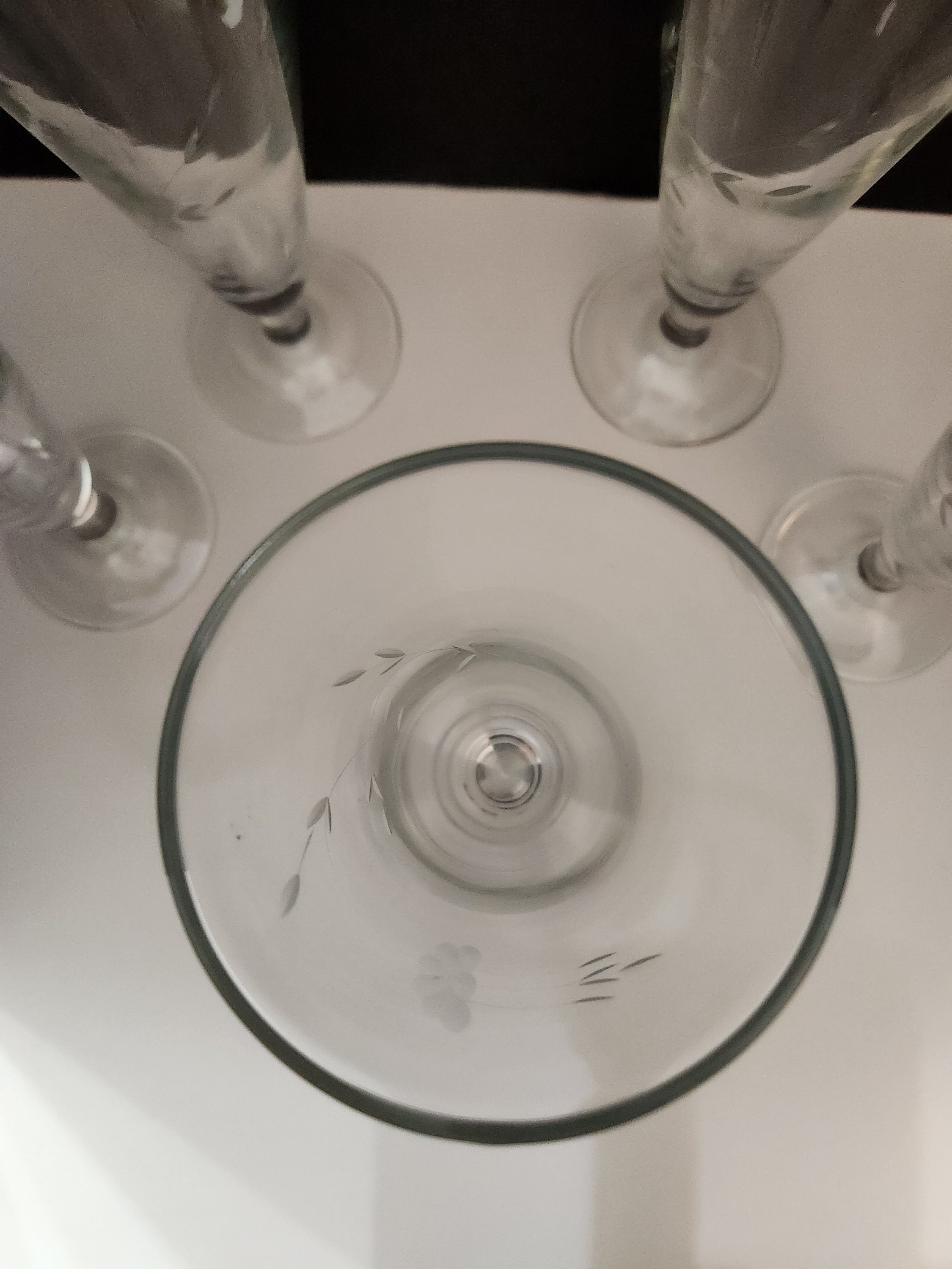 Princess House Heritage Etched Pilsner Glasses Set of 6 - Etsy