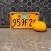 Decorative Authentic New York Motorcycle License Plate, Automotive ...