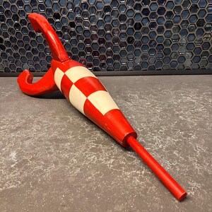 Hand Painted Checkered Folk Art Rocket Ship, Primitive Style, Canadian ...