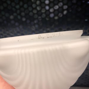 Pair of Shell Shaped Opaline Glass Wall Light Shades, Coastal Interior ...