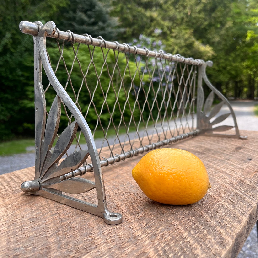 Polished Aluminum Wall Mounted Railroad / Train Luggage Rack With ...