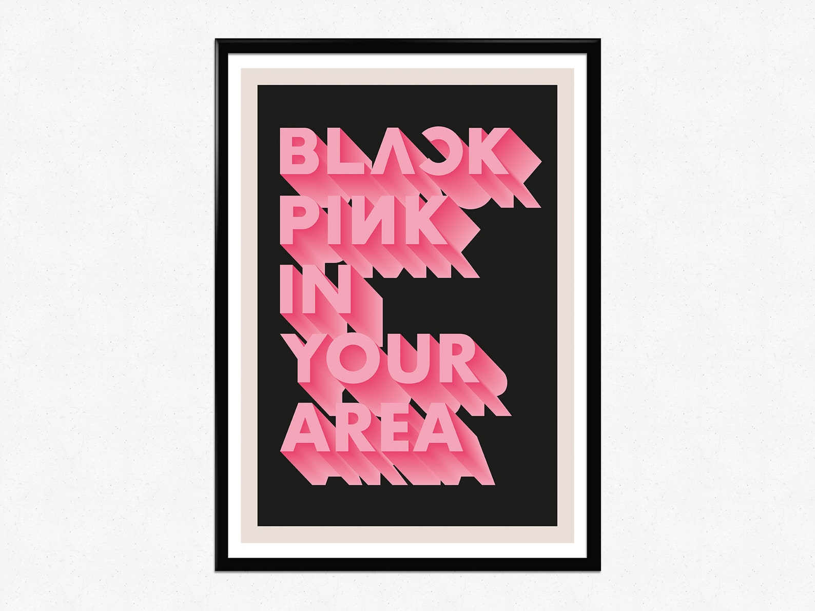 BLACKPINK in Your Area Print Kpop A3 A4 A5 Lyrics - Etsy UK