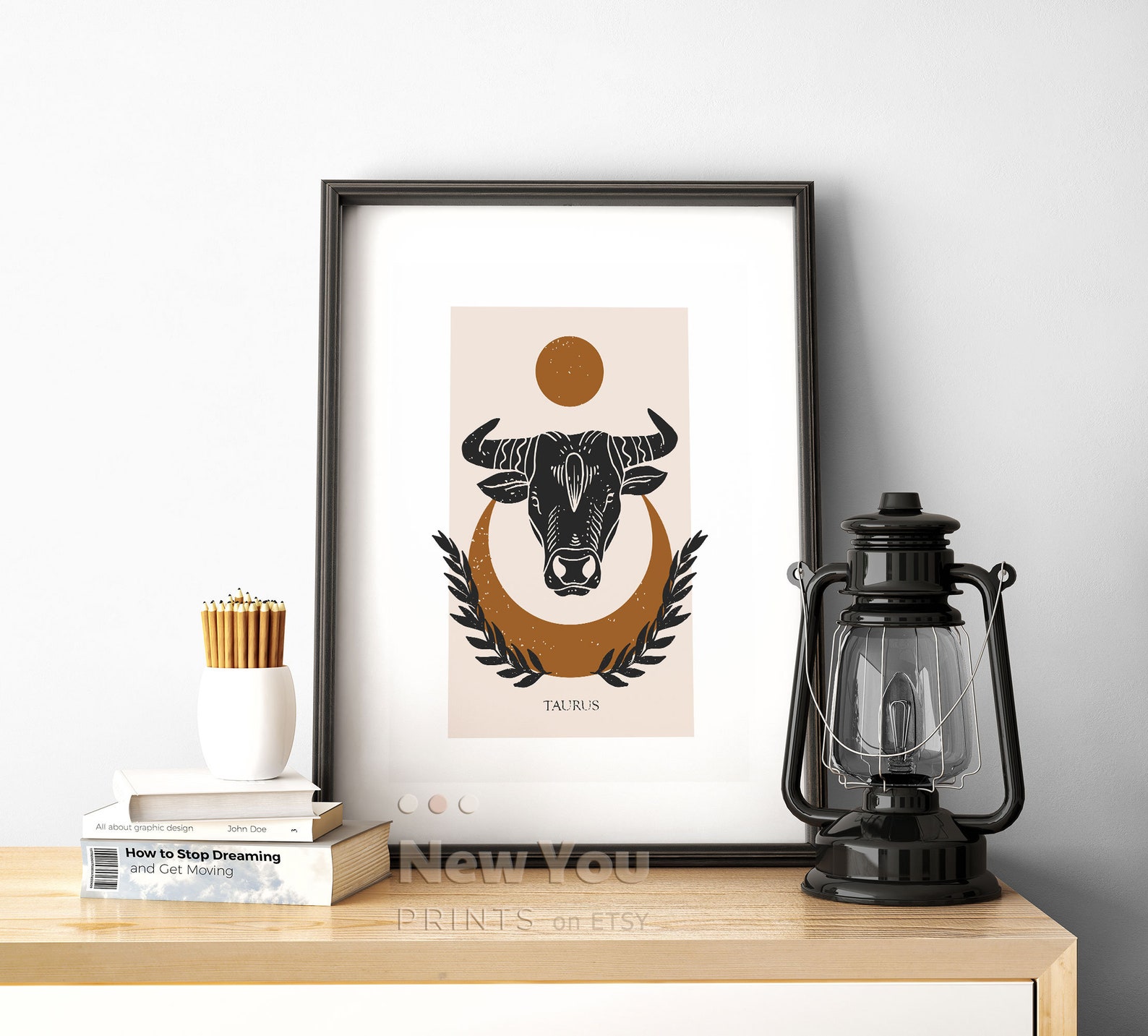 Taurus Wall Art Gift for Taurus Taurus Print Gift - Etsy