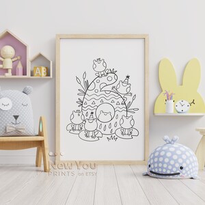 Number 6 Printable Sign, 6th Birthday Decorations, Frog Prince, Cute ...