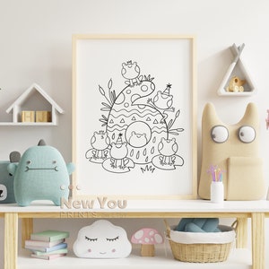 Number 6 Printable Sign, 6th Birthday Decorations, Frog Prince, Cute ...