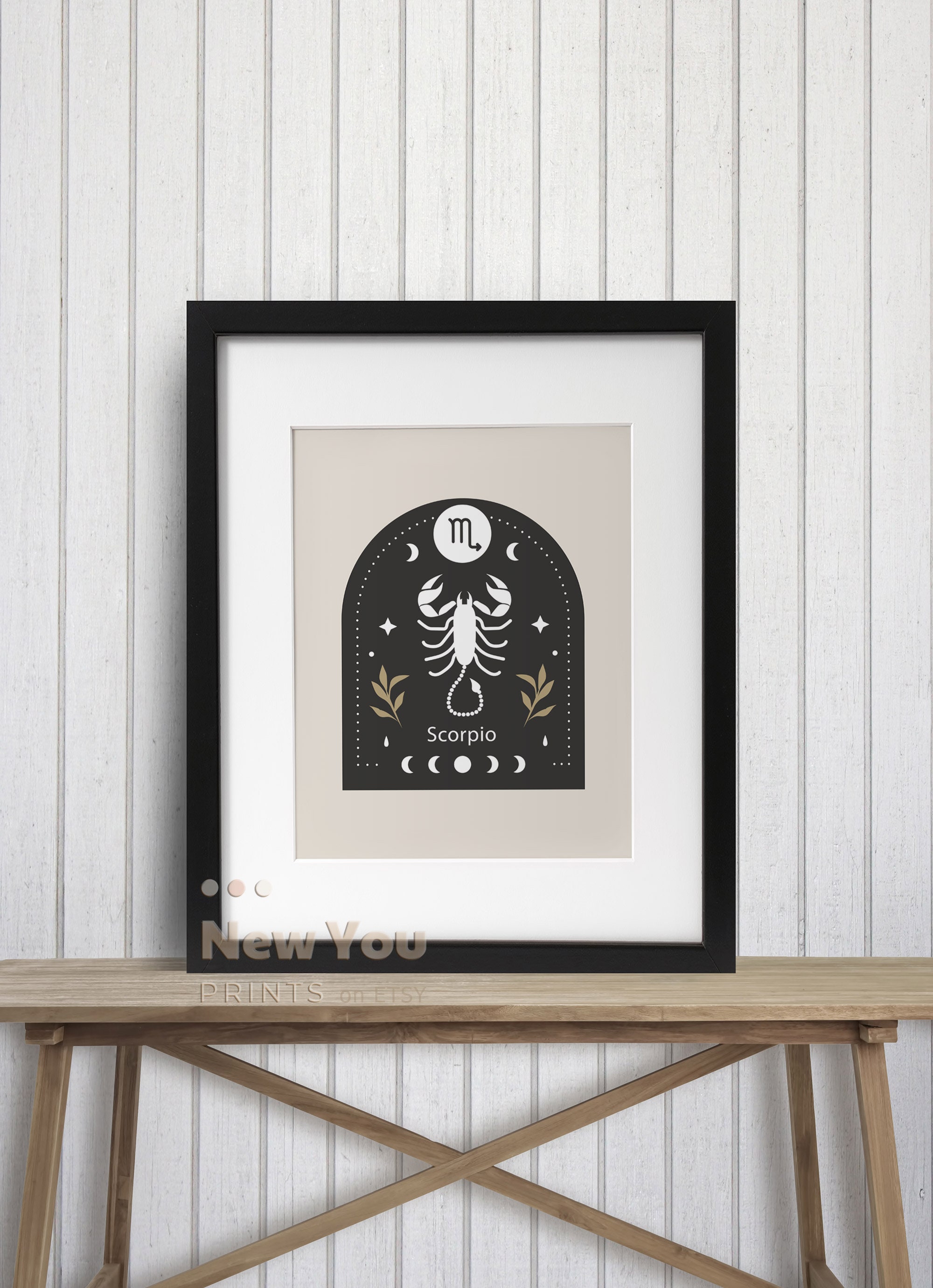 Scorpio Wall Art Print, Boho Poster, Star Sign, Printable Wall Art ...