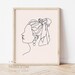 Woman Line Art, DIGITAL DOWNLOAD, Single Line Art, Feminist Line Art ...