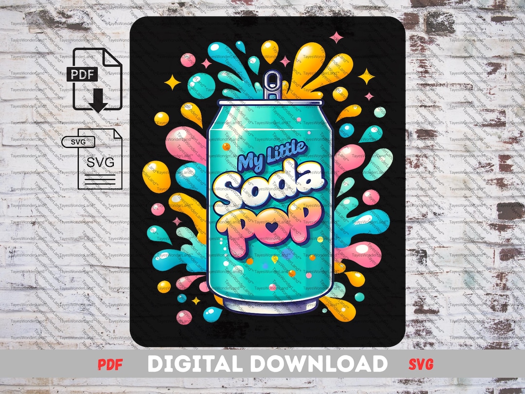 My Little Soda Pop SVG PNG – Cute K-pop Music Kids Matching Design ...