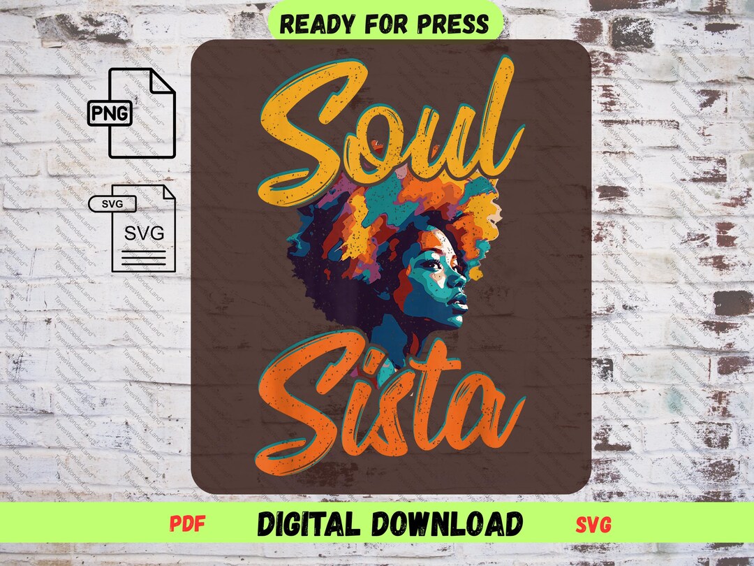 70er Jahre Funk Afro Soul PNG SVG: Retro Vintage Musik, Groovy Disco ...