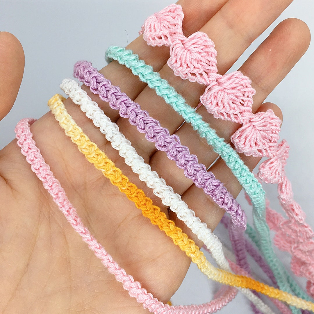 Handmade Crochet Mask Strap, Cotton, Gift Ideas, Gift for Girl, Mom ...