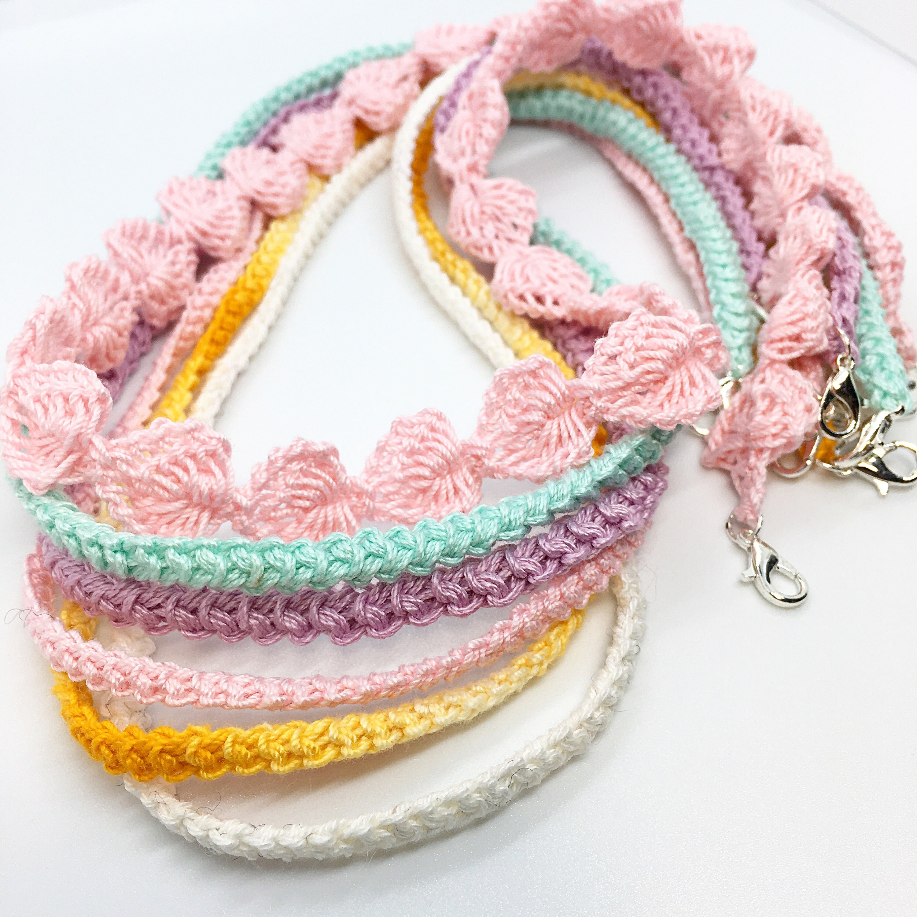 Handmade Crochet Mask Strap Cotton Gift Ideas Gift for - Etsy UK