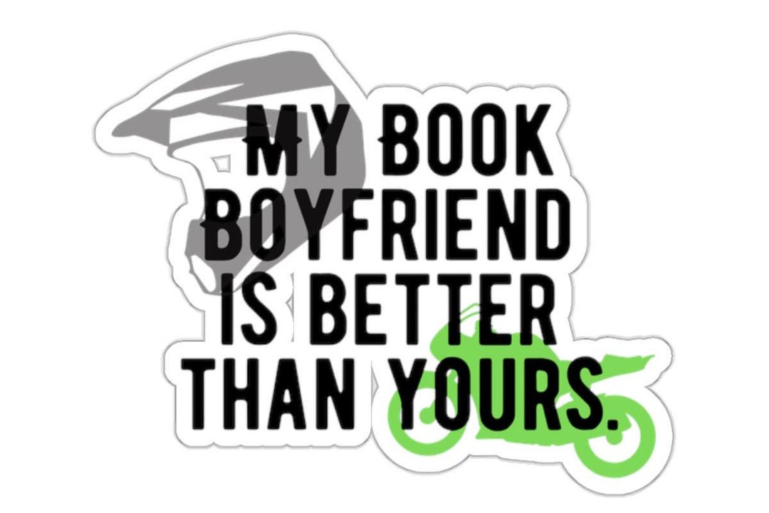 Biker Book Boyfriend Sticker Spicy Romance Biker Romance - Etsy
