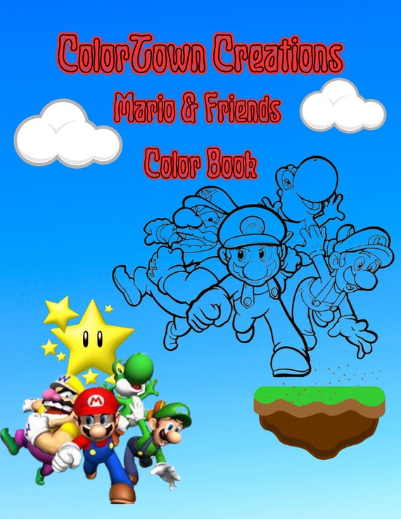 Mario Coloring Pages Online Games