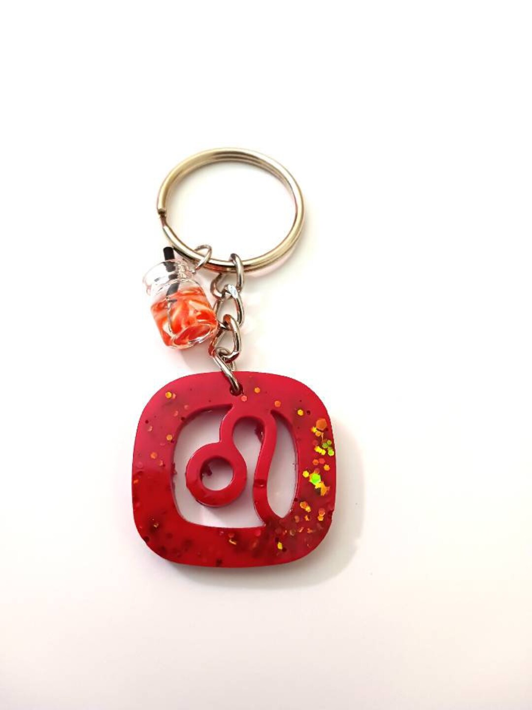 Leo Zodiac Keychain - Etsy