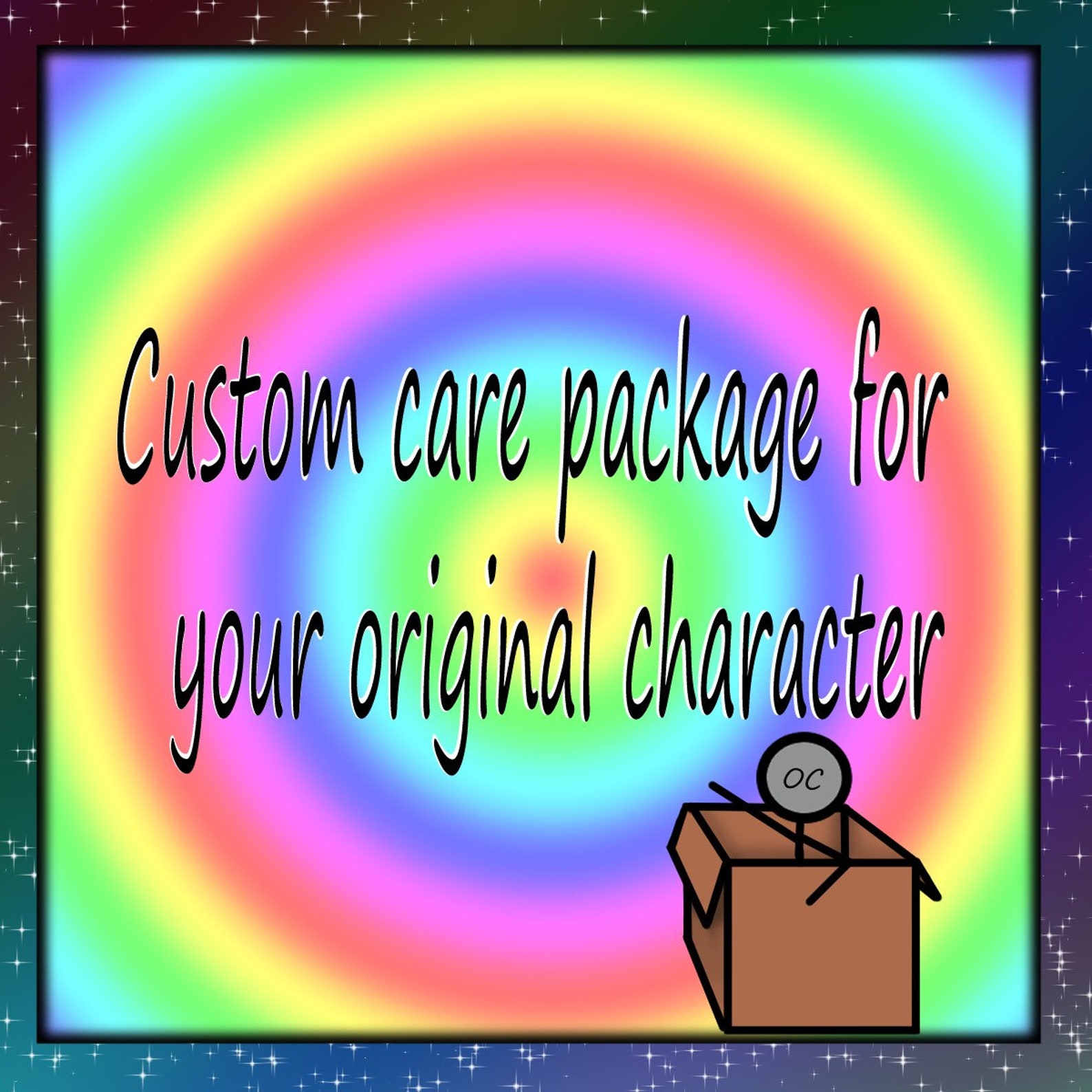 Custom Care Package for Your Original Character - Etsy