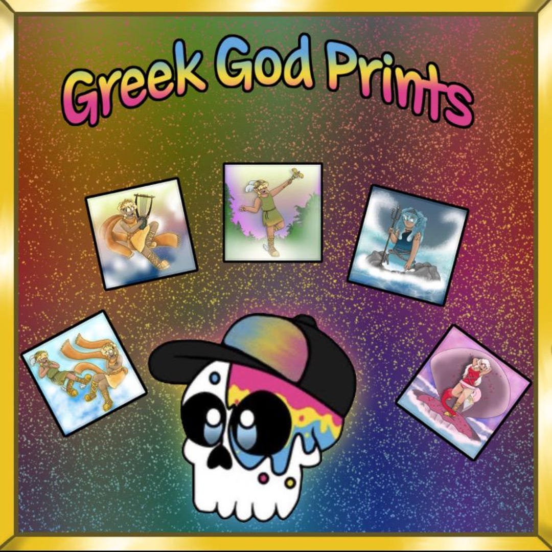 Greek God Prints - Etsy
