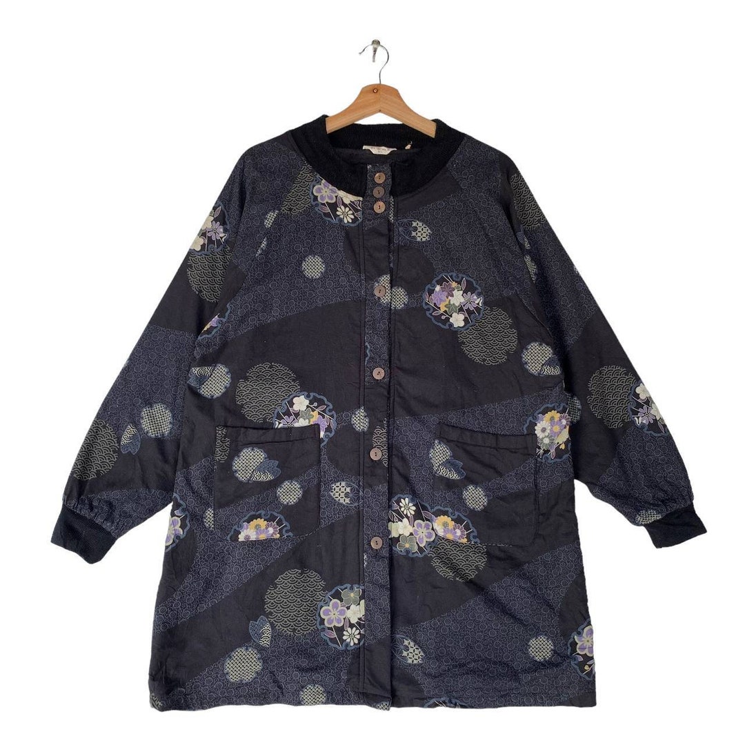 Vintage Waraku No Sato Japanese Traditional Jacket 90s Vintage Clothing ...