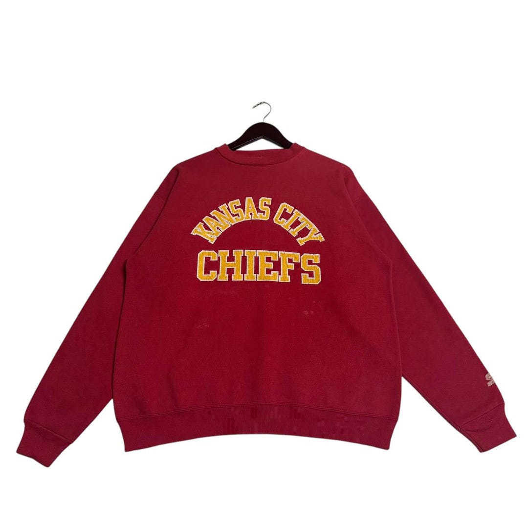 Vintage Kansas City Chiefs Starter Crewneck Sweatshirt NFL Football ...