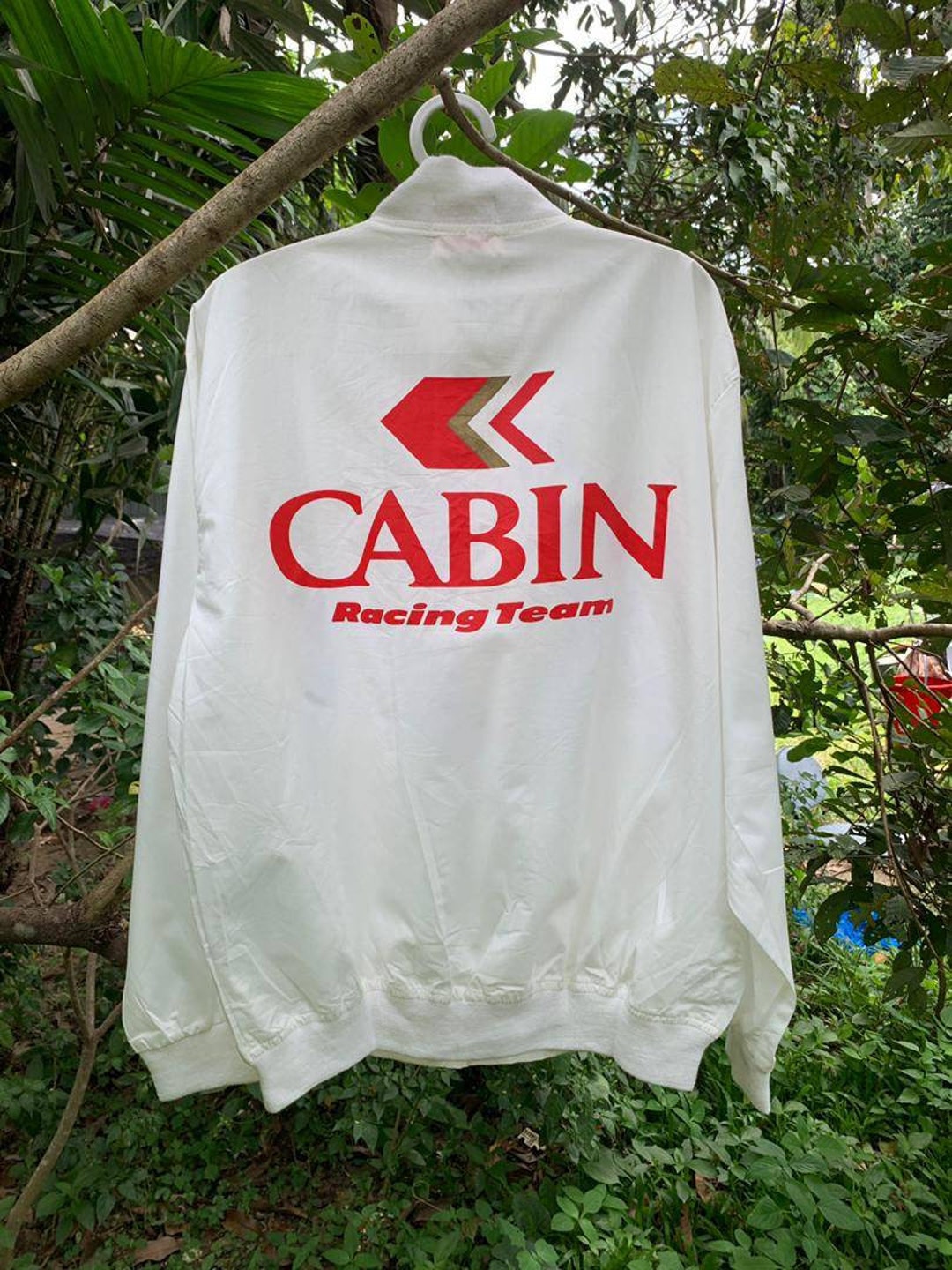 Vintage 80s Cabin Racing Team Light Jacket - Etsy