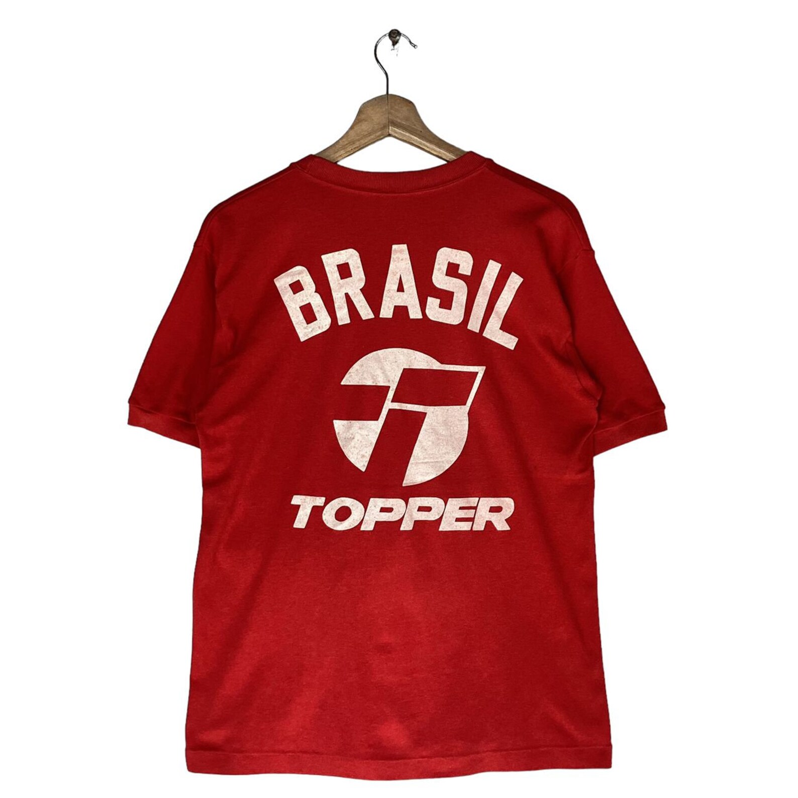 Vintage 70s Topper CBF Brasil Tshirt,brazilian Football Confederation ...