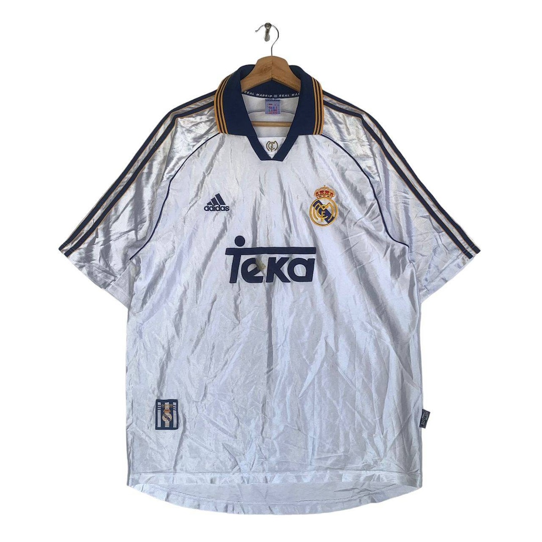 Vintage Real Madrid Adidas Teka Soccer Team Jersey Large Size,vintage Tshirt,retro Style Jersey ...