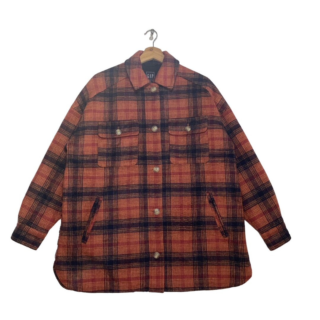 Vintage GAP Plaid Jacket XXS/XS Size Aesthetic Retro Style 90s Vintage ...