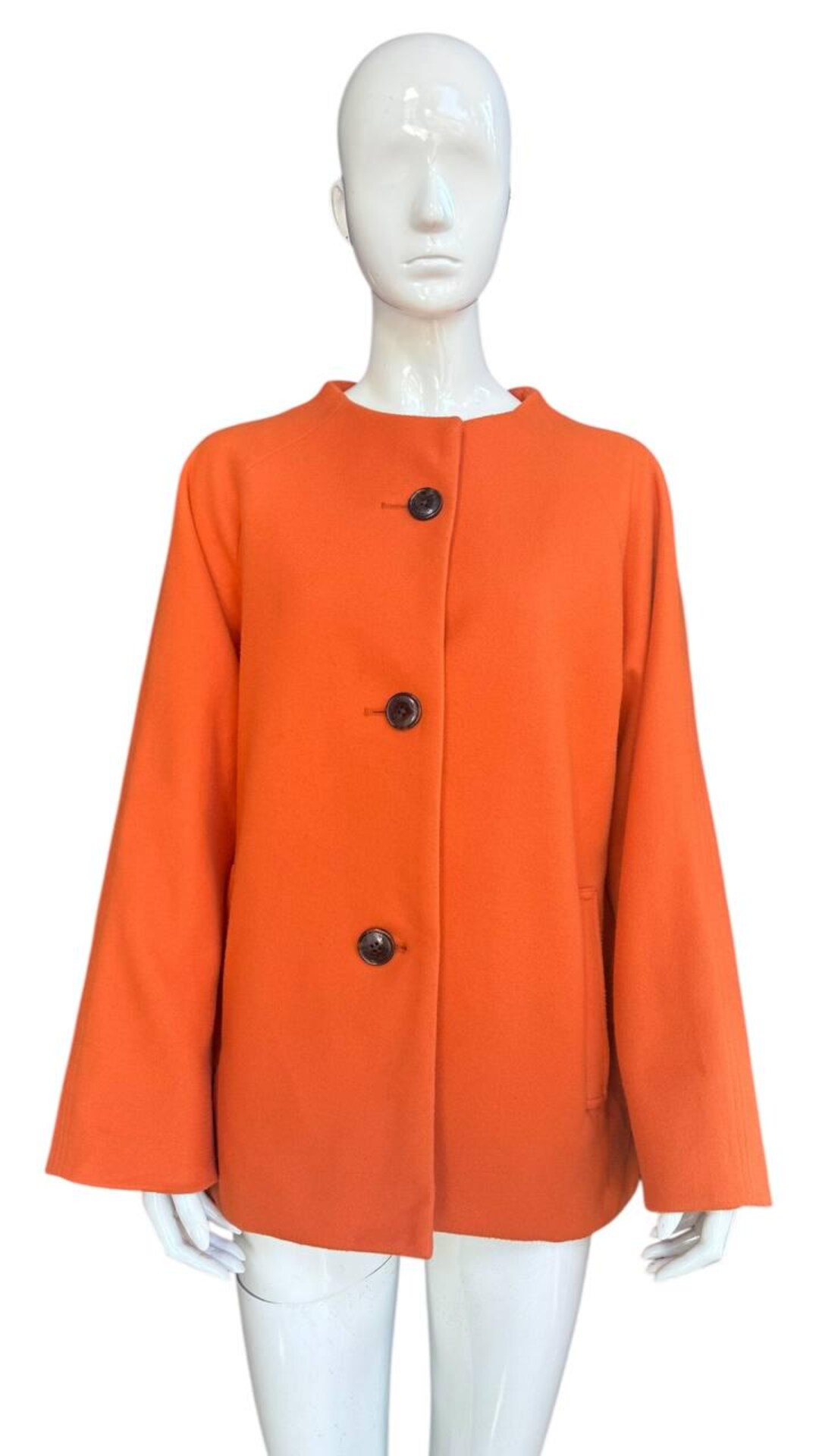 Vintage Part 2 by Junko Shimada Orange Jacket Minimalist Mod Button ...