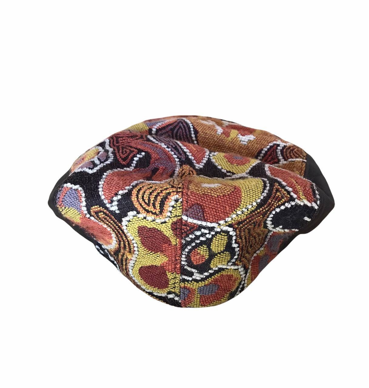 Vintage MARONE Beret Baretta Hat Leather - Etsy