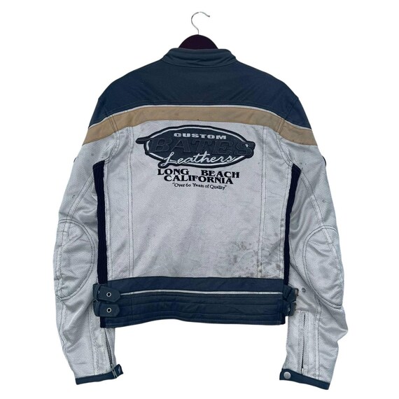 Vintage Bates Custom Leathers Motorcycle Jacket Men R… - Gem