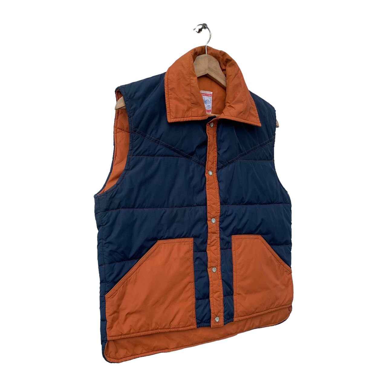 Vintage A Frostline Kit Puffer Vest Jacket Snap Buttons Pearl Vest ...