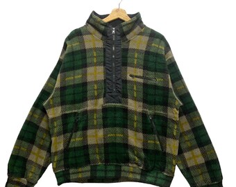 Vintage Water Buffalo Mountain Fleece Half Zipper Quarter Zipper ...