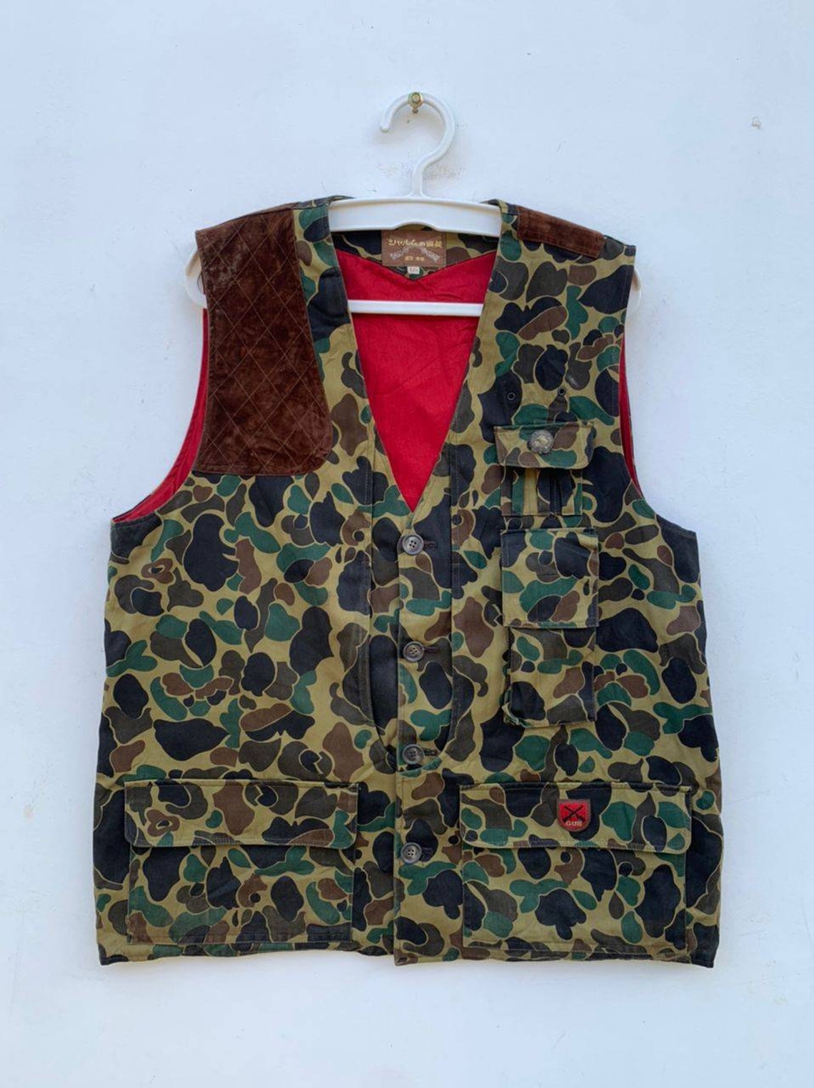 Vintage Japanese Hunting Vest - Etsy