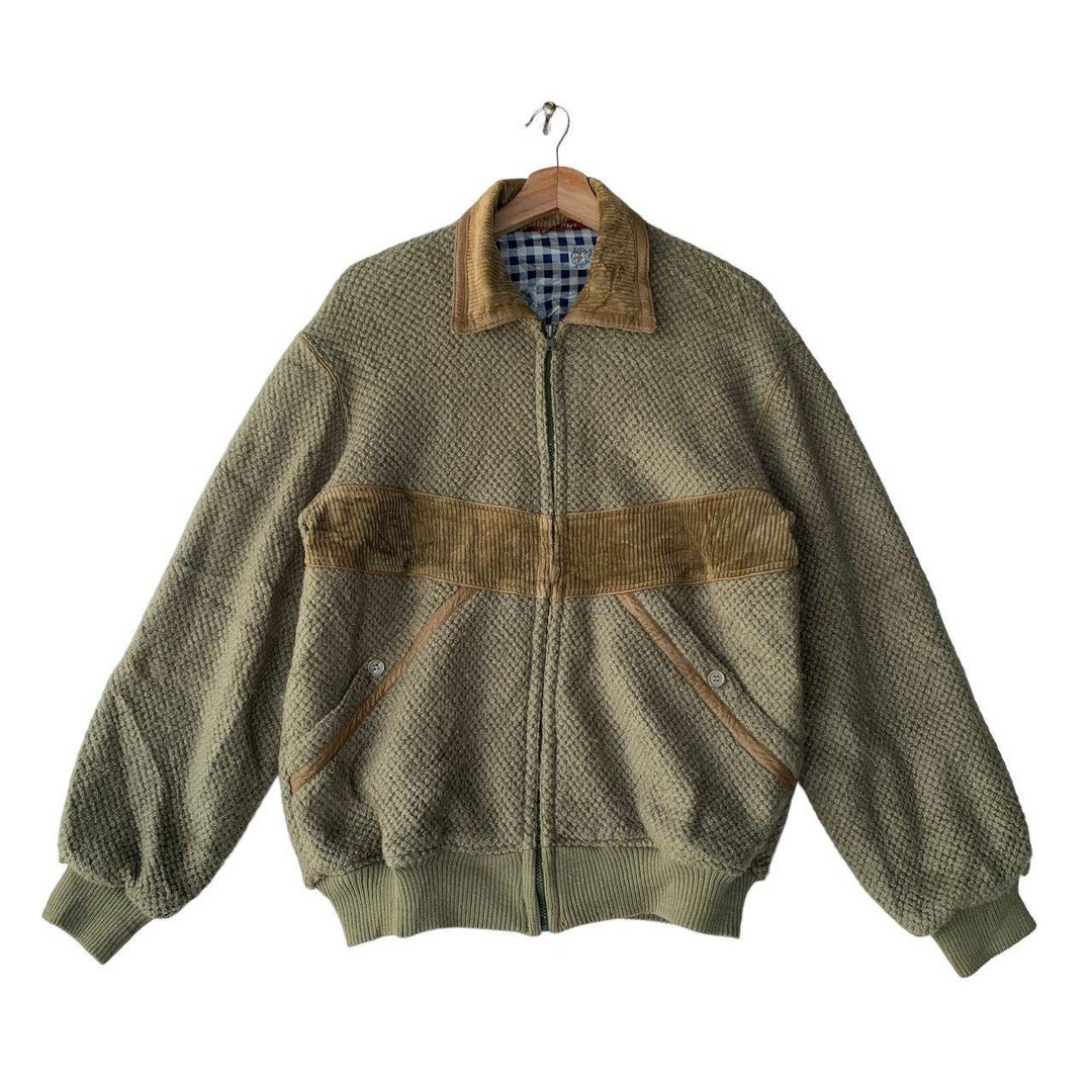 Vintage Wool Nice Design Lincoln Mast Jacket Vintage Mens Jacket Retro ...