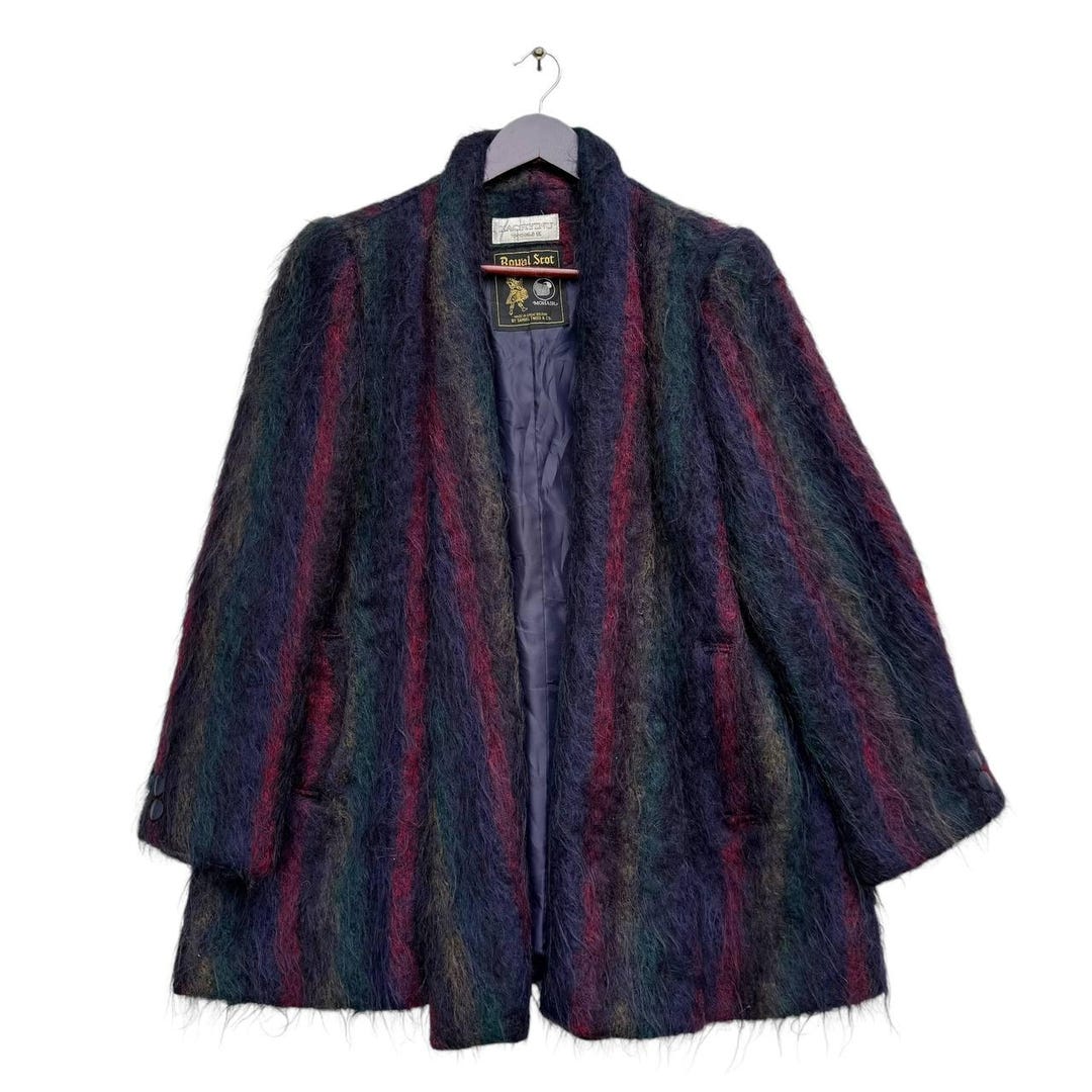 Vintage Royal Scot Mohair Coat,winter Wear Outfit,cold Weather Apparel ...