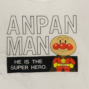 Vintage Anpan Man Super Hero Japanese Anime Tee Shirt - Etsy