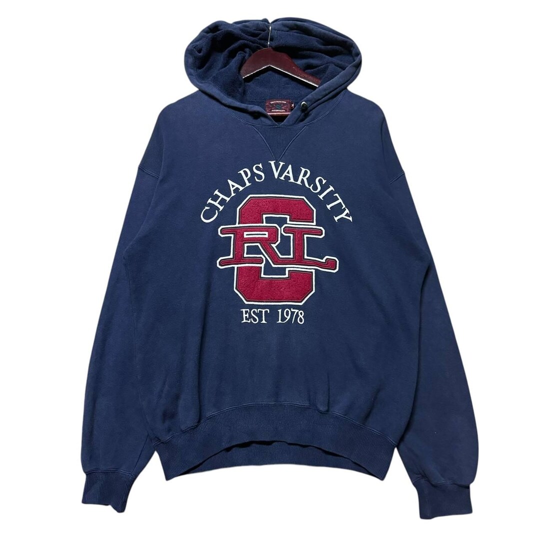 Vintage Chaps Ralph Lauren Oxford Eights Varsity Hoodie,navy Blue ...