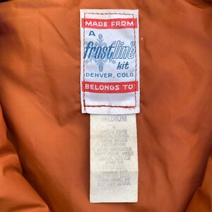 Vintage A Frostline Kit Puffer Vest Jacket Snap Buttons Pearl Vest ...