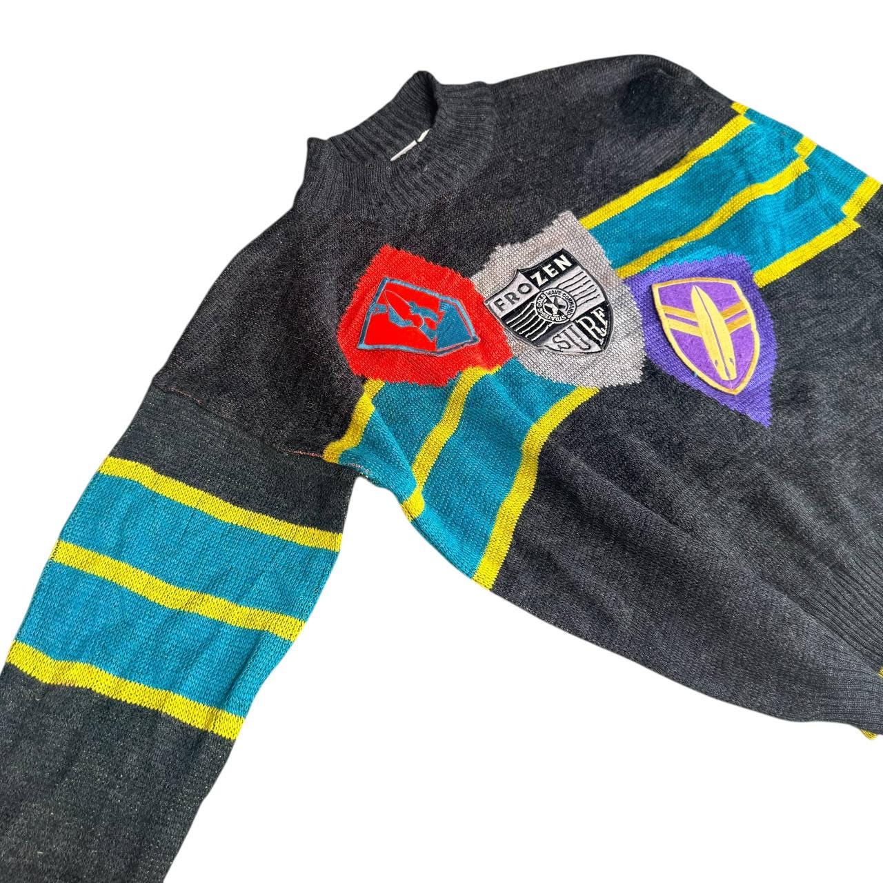 Vintage 90s Ocean Pacific OP Patch Sweater Mock Neck Surf Brand Retro ...