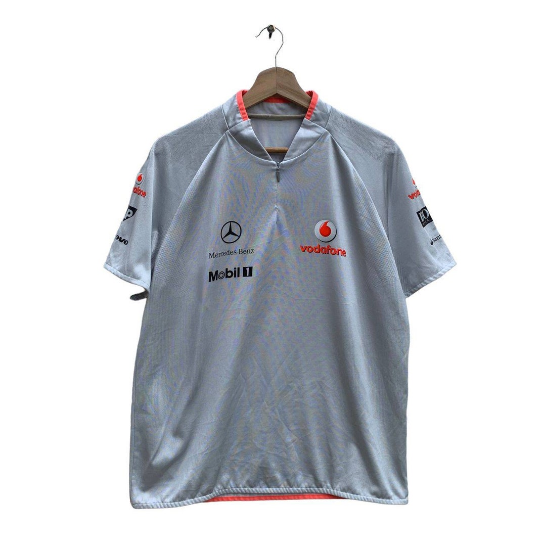 Vintage Hugo Boss Mercedes Benz Bicycle Jersey Team Vintage Mclaren 90s ...